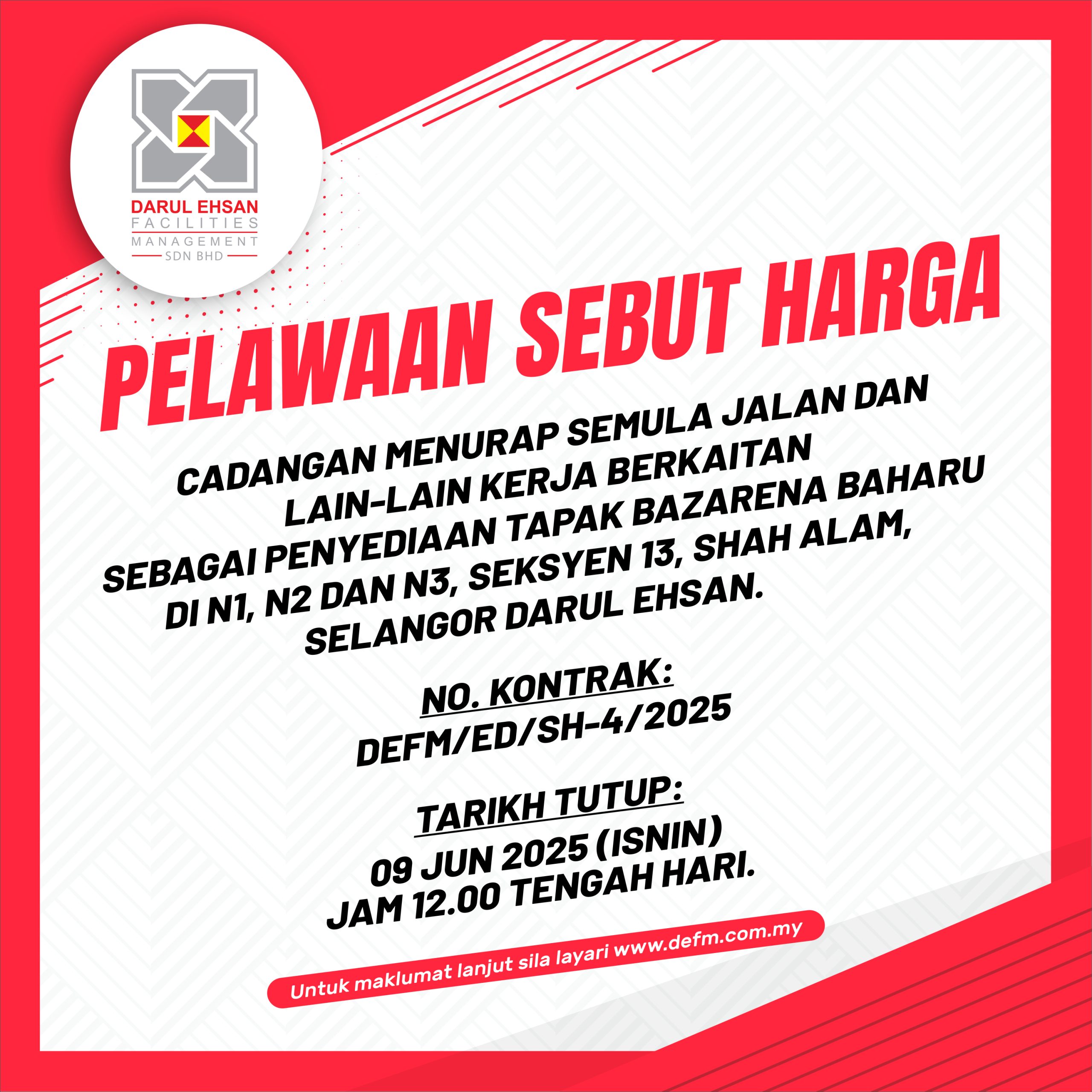 CADANGAN MENURAP SEMULA JALAN DAN LAIN-LAIN KERJA BERKAITAN SEBAGAI ...